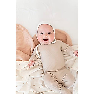 Ely's & Co. Muslin Swaddle Blanket 2-Pack — 100% Cotton Muslin Extra-Large Swaddle Blankets (47” x 47”) Solid + Printed (Pink Garden Flower)