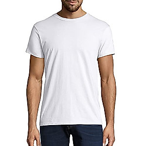 Hanes Men's Nano Premium Cotton T-Shirt (Pack of 2), White, XX-Large
