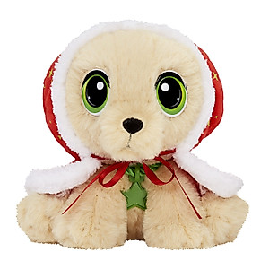 Little Tikes Rescue Tales Holiday Pup- Santa's Helper Soft Plush Stuffed Animal, Adoption Tag & Certificate, Doghouse Playset for Kids, Toys for Girls Boys Ages 3 4 5+