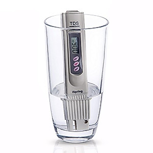 iSpring TDS 3-Button Digital Water Quality Test Meter with Temperature Test Function