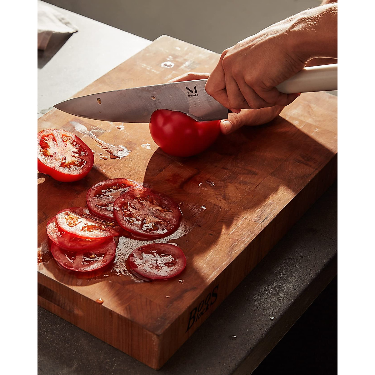 MATERIAL Knife Trio + Stand (Cool Neutral/White Ash)