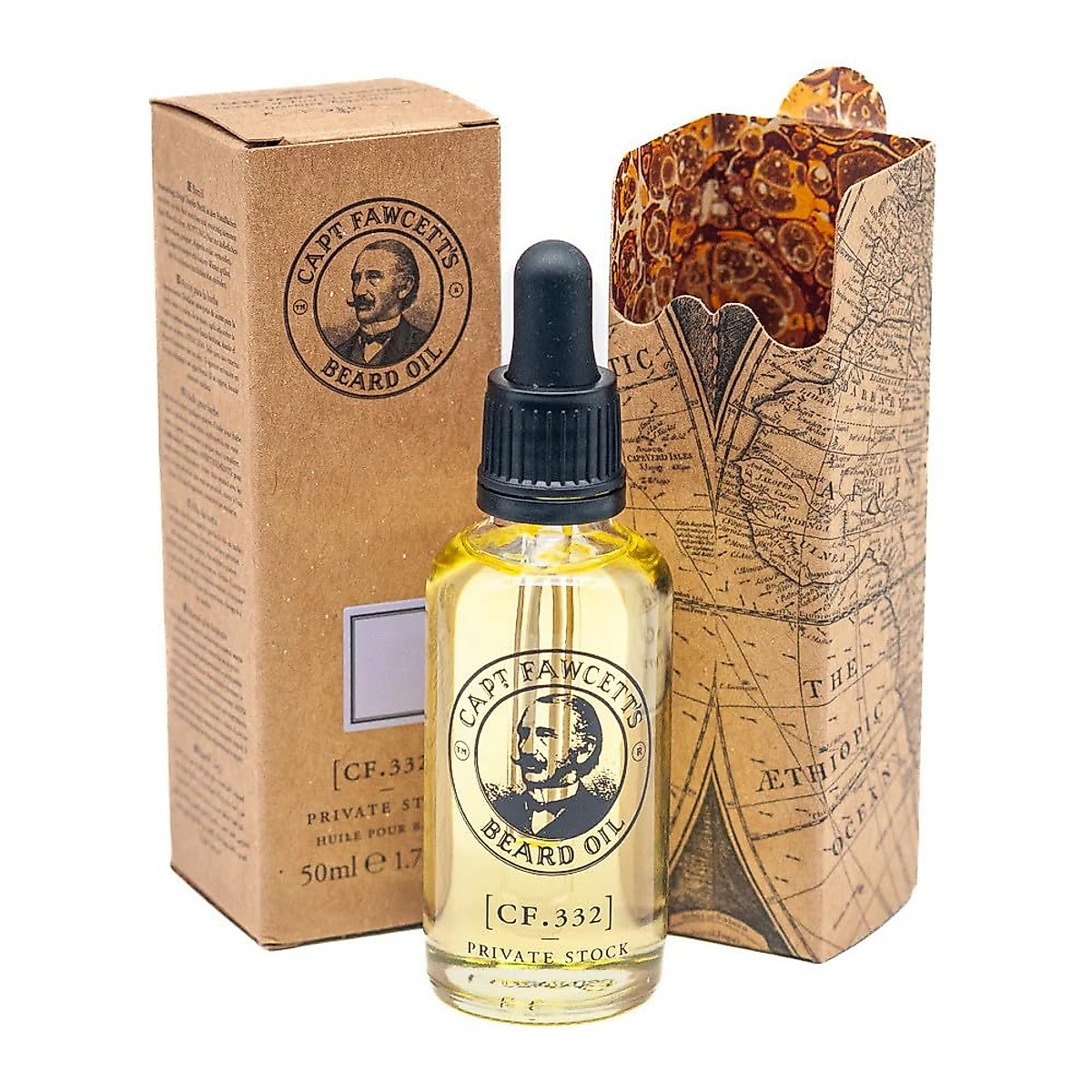 Captain Fawcett's Private Stock Beard Oil, (50ml/1.7oz)