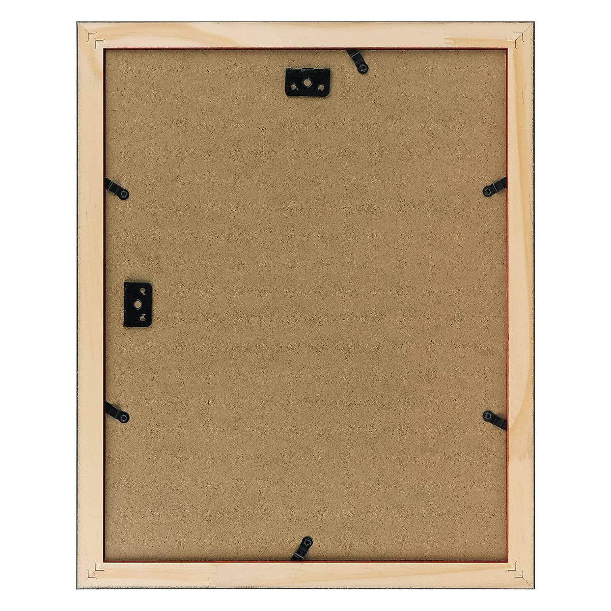 Golden State Art, 11x14 Brown Photo Frame-Display Photos 8x10 with Mat or 11x14 without Mat - Solid Wood, Real Glass (Wall Display) 2 Pack