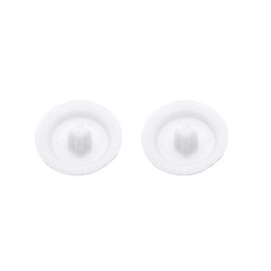 dPois 100Pcs Plastic Self-Tapping Phillips Screw Cap Hole Plugs Dust Proof Covers for Screw White 11mm