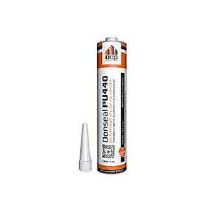 DCP Donseal PU440 Concrete Sealant - Paintable Concrete Expansion Joint Filler - Non-sag Polyurethane Caulk for Joints & Walls - Grey Concrete Sealer 10.1 fl. oz Cartridge