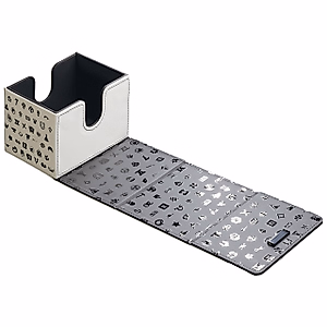 Ultra Pro - 30th Anniversary Alcove Edge for Magic: The Gathering, Store & Protect up to 100 Standard Size MTG Cards, Great for Commander Deck, Side Loading Deck Box, Premium Leatherette Finish