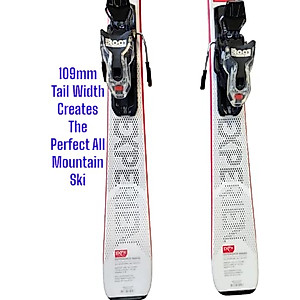Rossignol Experience 76 Snow Skis with Bindings - Mens/Womens Downhill All Mountain Ski Package Includes Skis, Look Express Bindings, and Switchbak Goggles. (160cm)