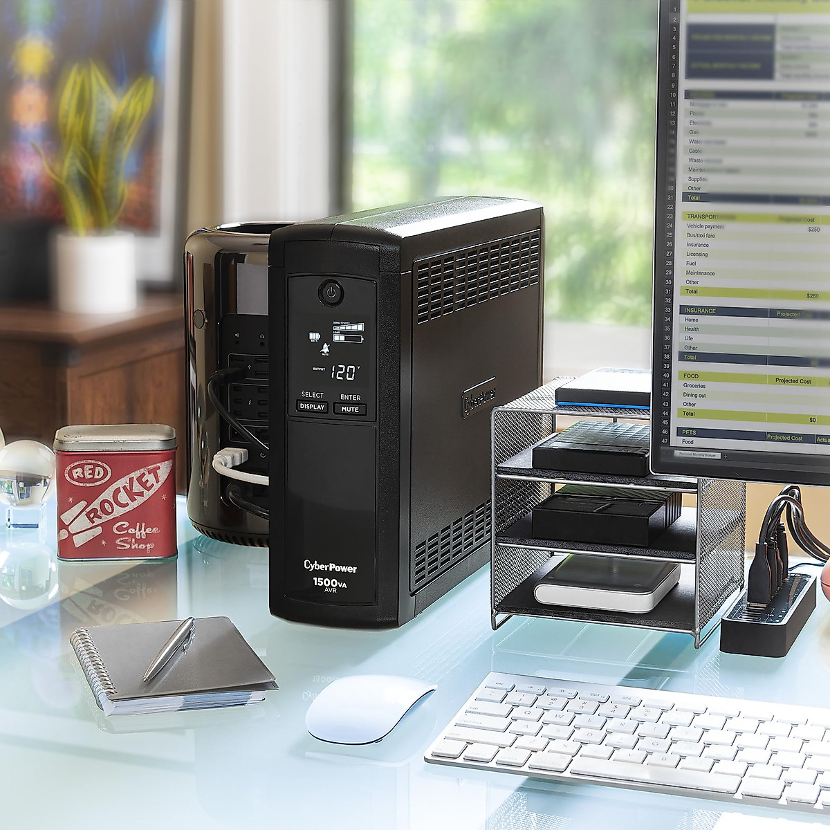 CyberPower CP1500AVRLCD Intelligent LCD UPS System, DISCONTINUED * SEE NEW UPDATED MODEL CP1500AVRLCD3 *