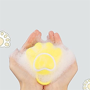 INGVY Dry Brushing Body Brush Shower Brush Fast Foaming Silicone Scrubbing Artifact Full Body Massage Brush Bathroom (Color : Pink)