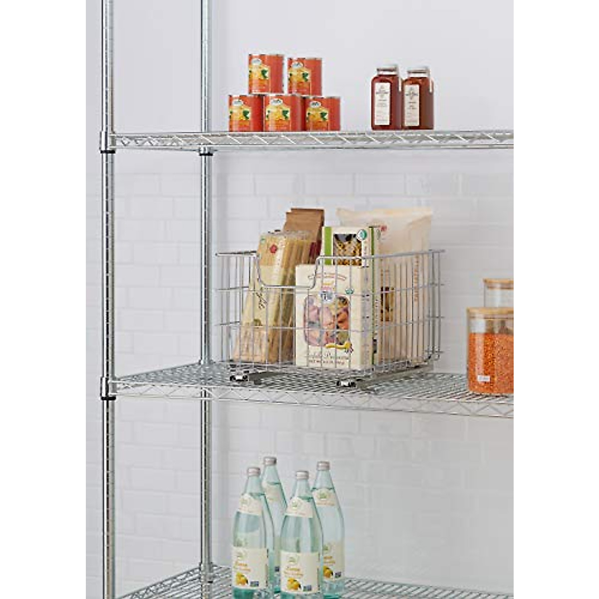 TRINITY Ecostorage Wire Basket with Slides
