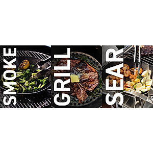 HexClad Hybrid Nonstick BBQ Grill Pan, Dishwasher-Friendly, BBQ and Oven-Safe Up to 900°F