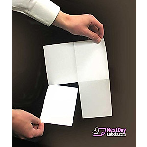 8-1/2 x 11 Blank Perforated Paper, 24# Paper Perforated in 4 pcs, 4 Per UP Page Perforated Paper - 500 Sheets/Ream, Item #1689