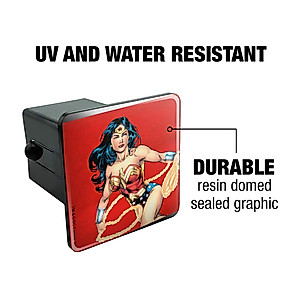 Wonder Woman Character Tow Trailer Hitch Cover Plug Insert