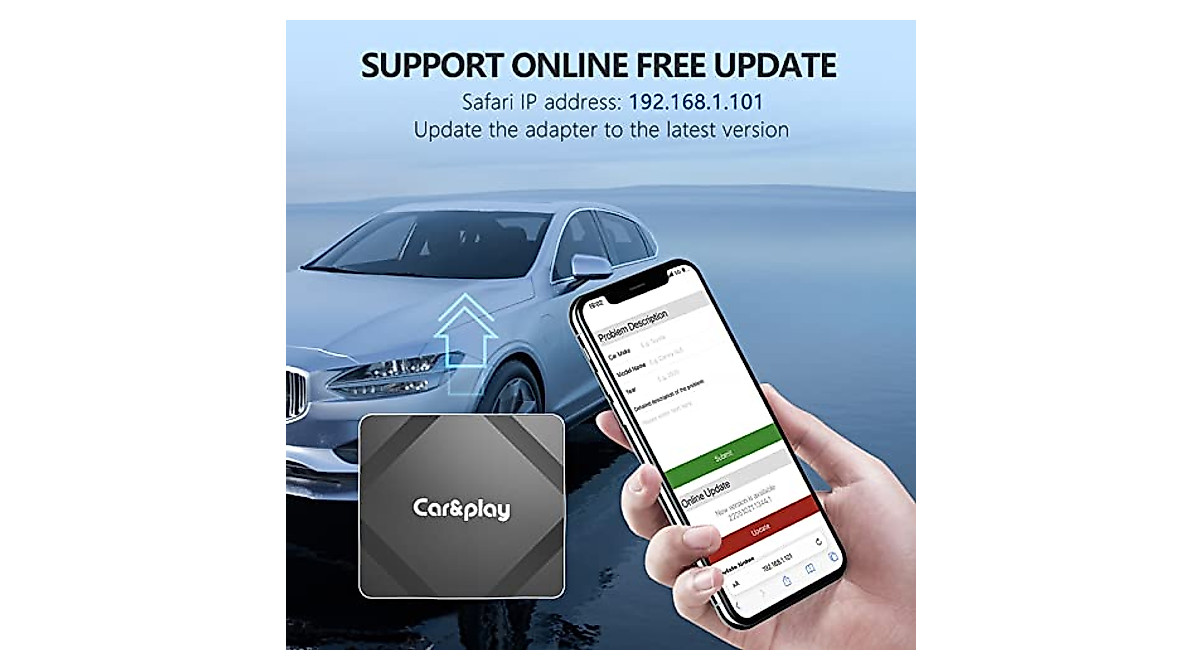 Geohyecc Wireless CarPlay Adapter - 5Ghz WiFi Plug & Play