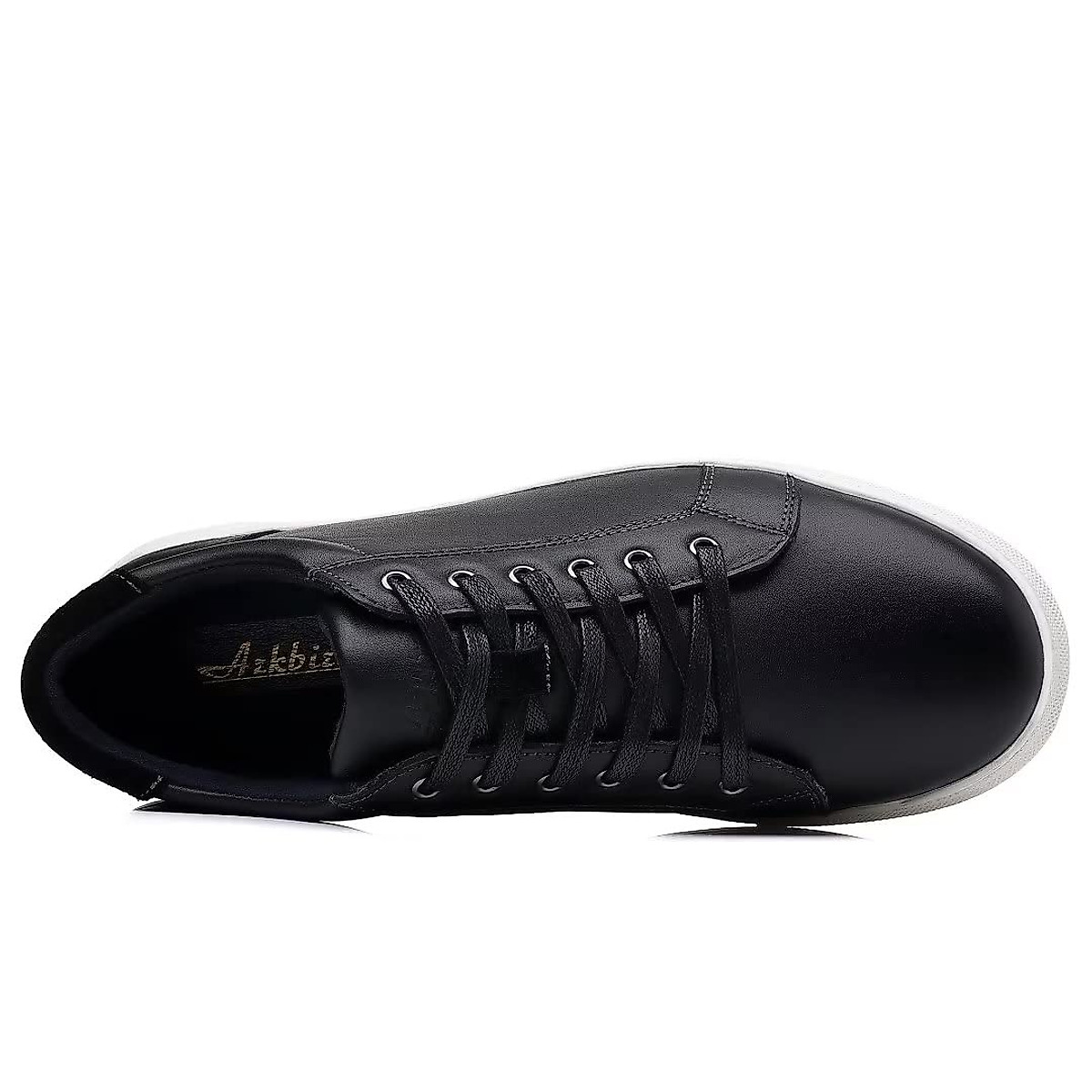 Casual Sneakers, Originals Oxford Lace-up Leather Shoes for Men Black 10