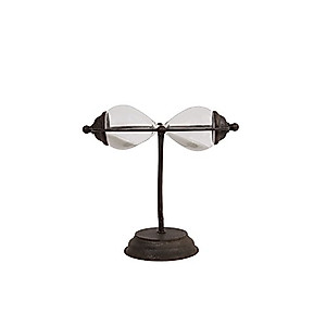 Decorative Metal & Glass Thirty Minute Hourglass