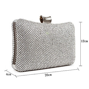 HARPIMER Women's Evening Bag Clutch Bag Party Bag Elegant Ceremony Bags Clutch Chain Bag For Wedding Party Wedding
