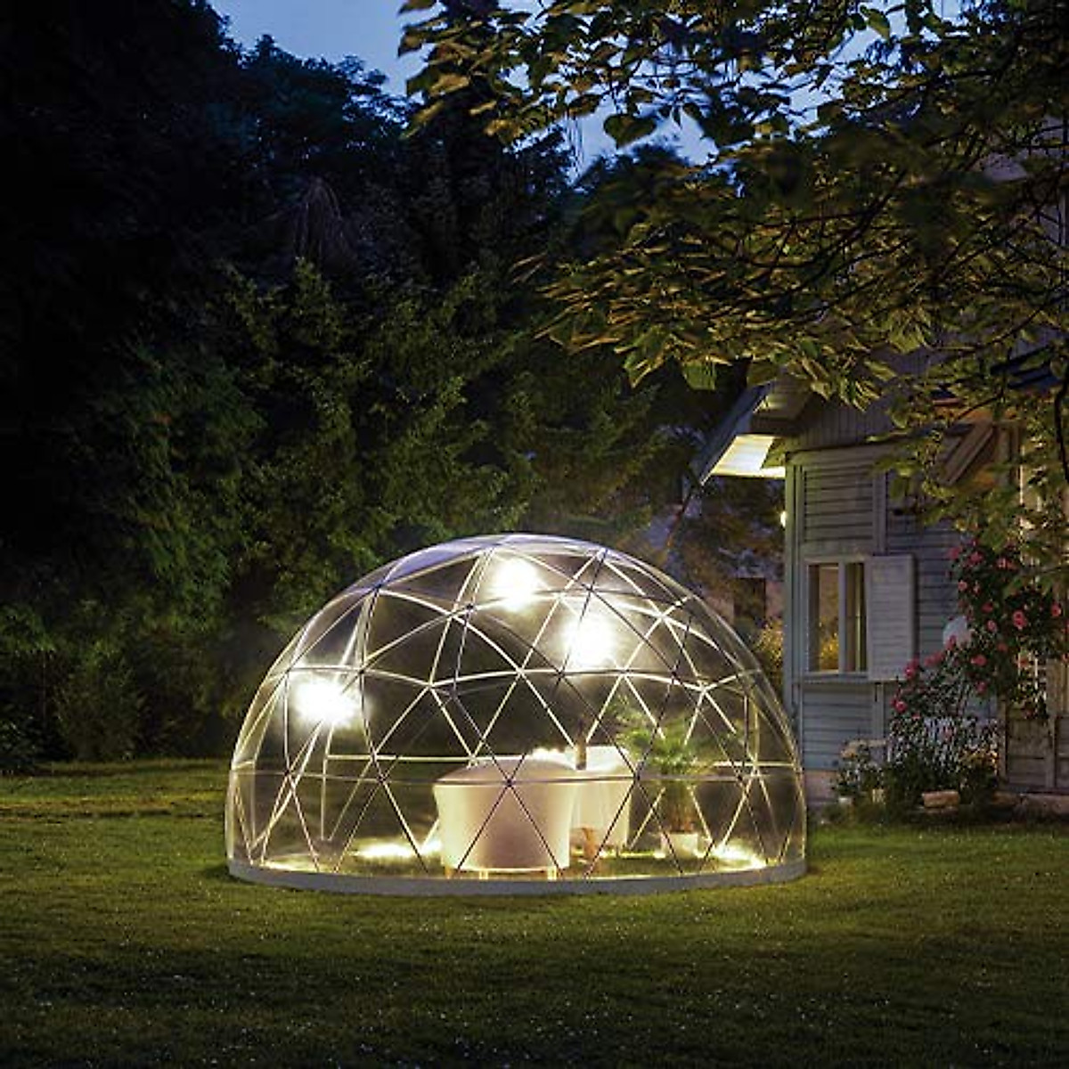 Garden Igloo - Improved Version V2 - 12' Walk-in Garden Dome Igloo