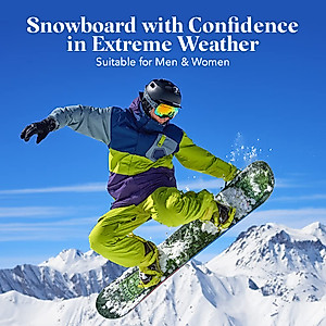 Debra Weitzner 6 Pairs Merino Wool Thermal Socks Men and Women Warm Cushioned Hiking Crew Socks for Hunting Winter Etc Long Survival Boot Socks Moisture Wicking Black 9-11