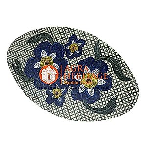 Marble Dining Hallway Table Top Mosaic Inlay Living Room Furniture Decor