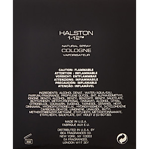 Halston Men's Cologne, 1-12 Eau De Cologne EDC Spray, 4.2 Fl Oz