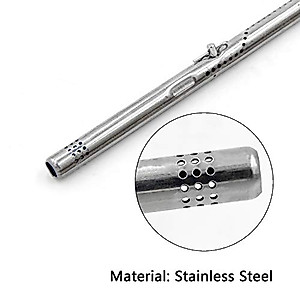 Hongso Repair Kit Replacement for Charbroil Performance 475 4 Burner 463347017, 463361017, 463673017, 463376018P2, Liquid Propane, Heat Plates g470-0004-w1, Burners, Adjustable Carryover Tubes