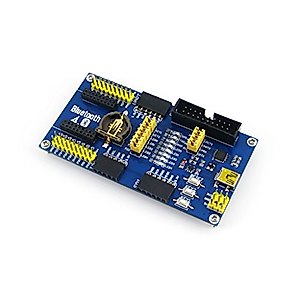 Waveshare BLE4.0 NRF51822 Module 2.4G Wireless Communication Module Mother Board Expansion Development Board Kit