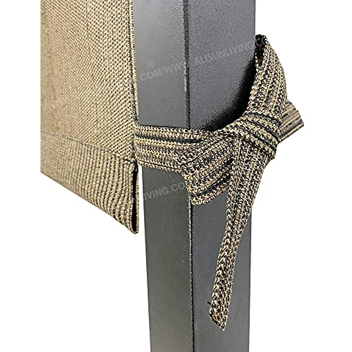 ALISUN Universal Pergola Canopy Top for 8-ft x 10-ft Pergola Structure - Brown (Canopy Fabric Top Only, Size: 196-inch x 88-inch) (Polyethylene (PE), Brown)