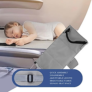 ZZBUY Toddler Airplane Bed Airplane Seat Extender for Kids Foot Rest Travel Bed Hammock Accessories for Flight Leg Footrest