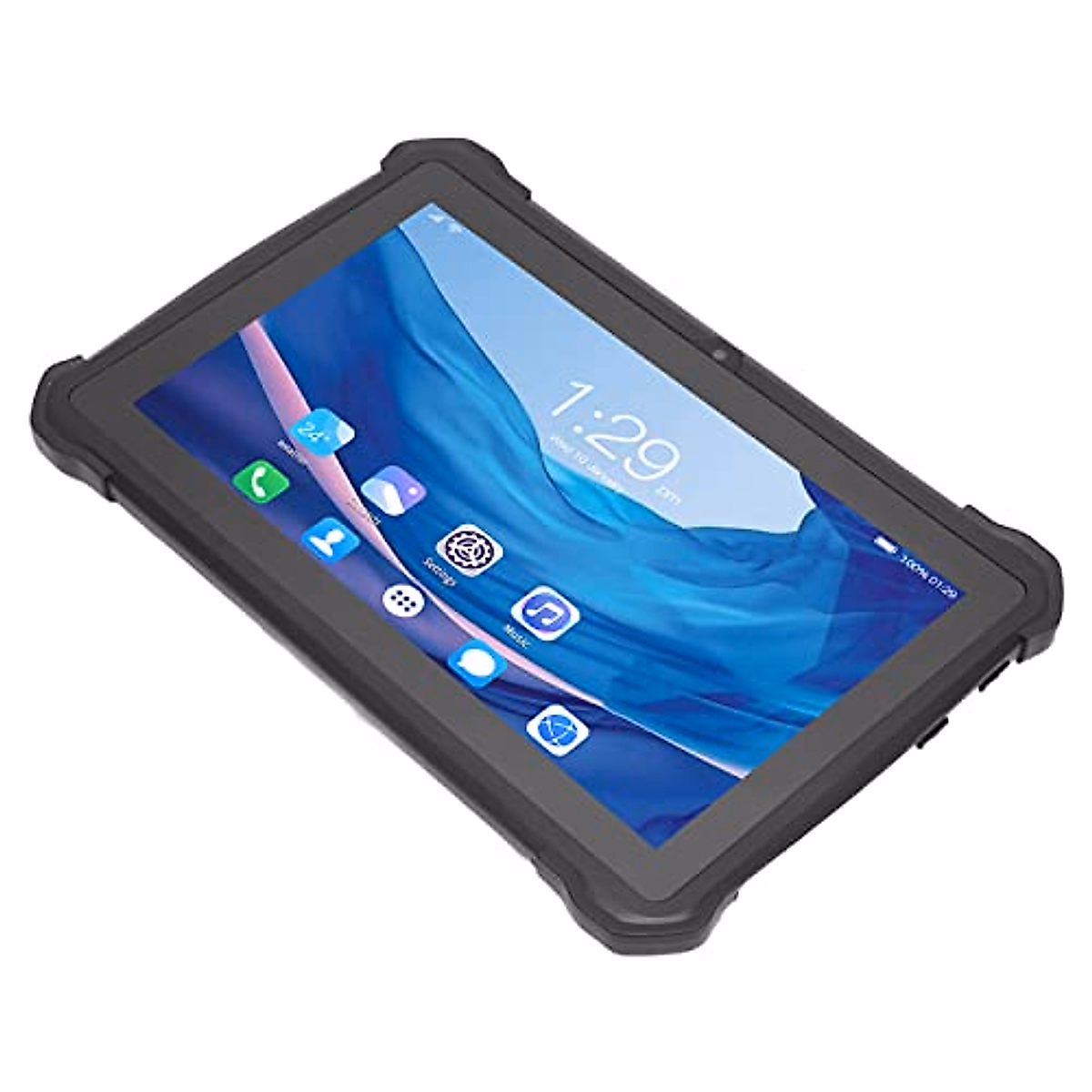 Childrens Tablet, Kids Tablet 7in IPS HD Large Screen 5GWIFI Dual Band 100‑240V Support 128GB TF Card for Home (US Plug)