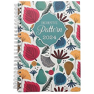 Tofficu 2024 Note Book Spiral Notebooks Notepad Office Decor Note Pad Monthly Planner Office Accessory Academic Planner Office Supply Weekly Calendar Pad Tear off Schedule Work Tearable