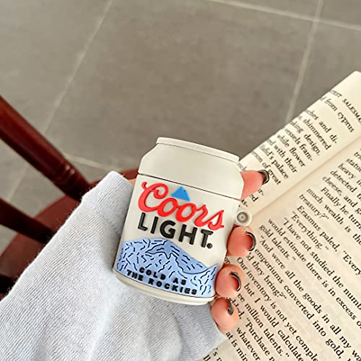 Airpod 1/2 Case Cute Bottle Design Protective Cover Accessory Set 3D Cartoon Fashion Trend Style AirPods 2&1case (Bullet Bottle)