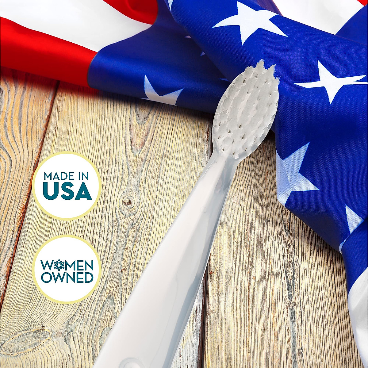 RADIUS Children's Toothbrush Pure Brush Ultra Soft BPA Free ADA Accepted Designed for Delicate Teeth for Kids 6 Months and Up - Clear - Pack of 1