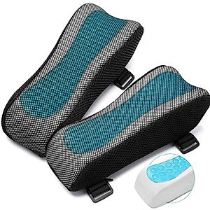 Office Chair Arm Pads Covers-Ergonomic Armrest for Desk and Chair Office Chair Armrest Covers, Office Chair Arm Pads for Elbows and Forearms, Office Chair Cushion for Gaming Accessories