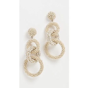 Deepa Gurnani Women's Deepa by Deepa Gurnani Sienna Earrings, Silver, One Size