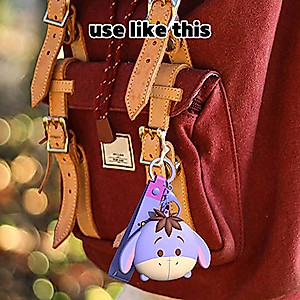 Disney womens Tsum 3D Character Design Handy Mirror Keychain Hand Strap, Metal Chain Keyring, Minnie Mouse, Medium