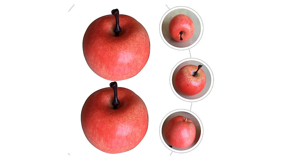 Buy Lifelike Artificial Apples - Perfect for Decor & Education