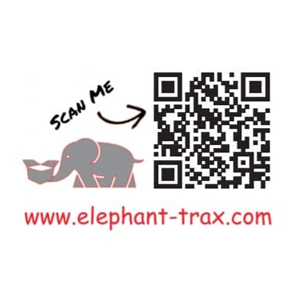 Elephant Trax Smart Storage QR Labels for Organizing, Moving, Storage, and Inventory Tracking (40 Ultra Durable Unique Labels, 3x2)
