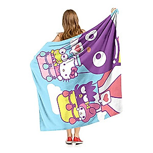 Northwest Sanrio Hello Kitty Silk Touch Throw Blanket, 50" x 60", Flying High