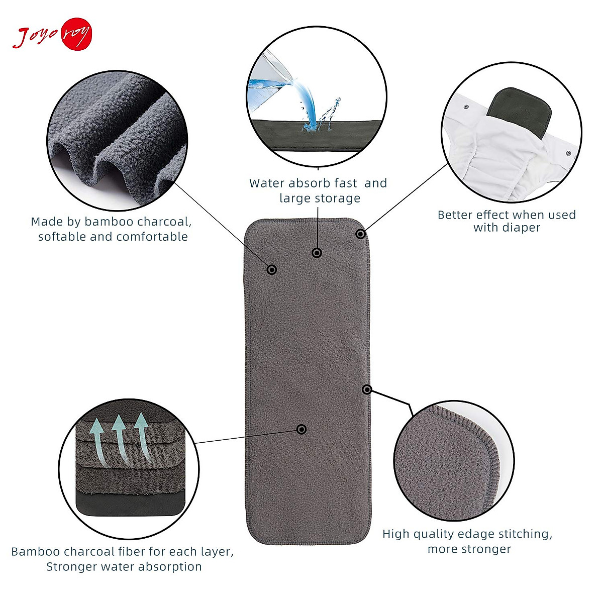 Cloth Diaper Inserts Leak Proof Underwear for Women Cloth Adult Diapers for Men Adult Cloth Diapers Cloth Diaper Inserts Diaper Pads Cloth Diaper Liners Inserts for Cloth Diapers