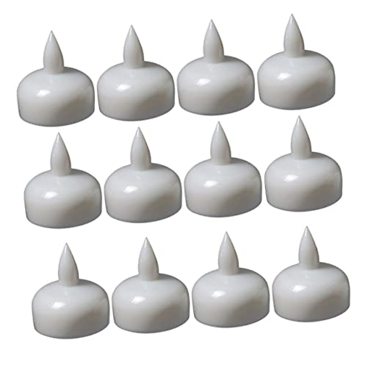 Healeved 24 Pcs LED Floating Candle LED Decor Wedding Decor LED Tea Lights LED Candle Lights Floating Tealights Flameless Floating Candle LED Lights Stylish Floating Candles Lights Plastic