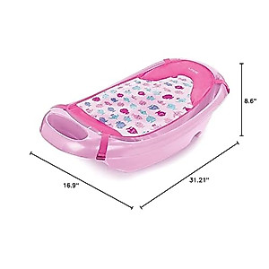 Summer Infant Splish 'N Splash Newborn to Toddler Bath Tub, Pink