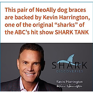 NeoAlly - Front Leg Brace for Dogs and Cats, Dog Leg Brace for Improved Pet Mobility, Dog Leg Sleeve for Carpal Support, Dog Leg Sleeve with Reflective Straps, XXS to XS, Black, 1 Pair