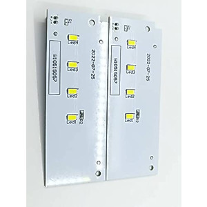 2 Pack W10515057 Refrigerator LED Light Board for Whirlpool, Kenmore, Maytag, KitchenAid, Refrigerator Parts, WPW10515057 AP6022533 PS11755866