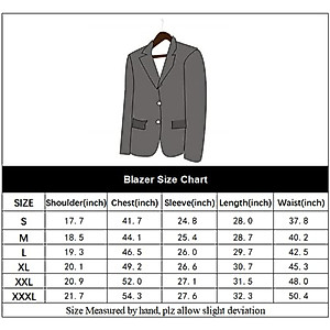 THWEI Mens Velvet Blazer Slim Fit Suit Jacket One Button Tuxedo Blazer Wedding Prom Dinner Black M