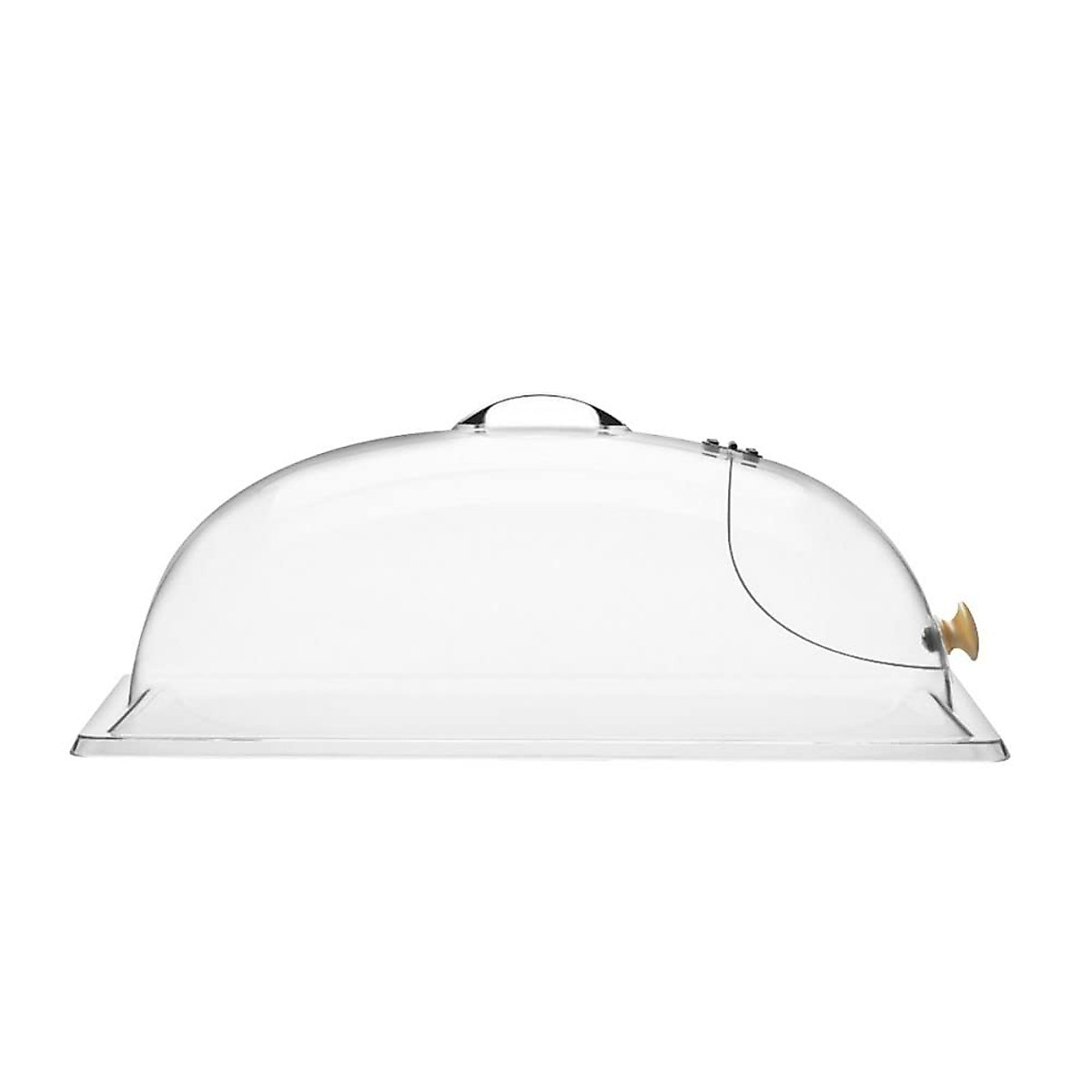 Cal-Mil 339-12 Clear Chafer Cover with Door, 12" Width x 20" Depth x 7" Height, Clear