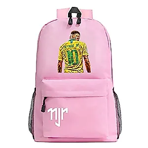 GENGX WesQi Neymar JR Waterproof School Bookbag-PSG Wear Resistant Laptop Bag Durable Travel Daypack for Boys