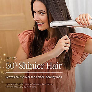 REMINGTON Shine Therapy Argan Oil & Keratin Infused 1 Inch Hair Straightener/Flat Iron