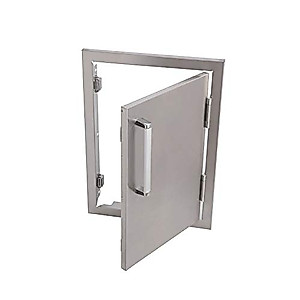 Bonfire access Vertical Stainless steel single door 14*20''
