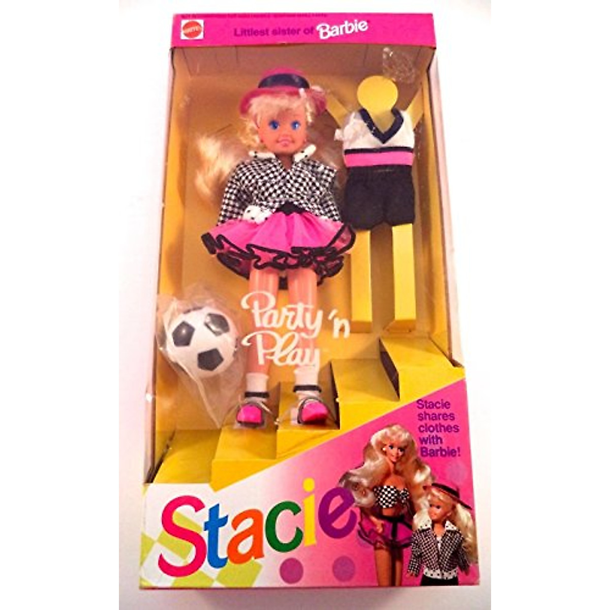Barbie - Party 'n Play STACIE Doll Littlest Sister of Barbie (1992)